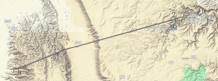 The Transcontinental Aqueduct. Leg 7: White Oaks Canyon Lake (to be ...
